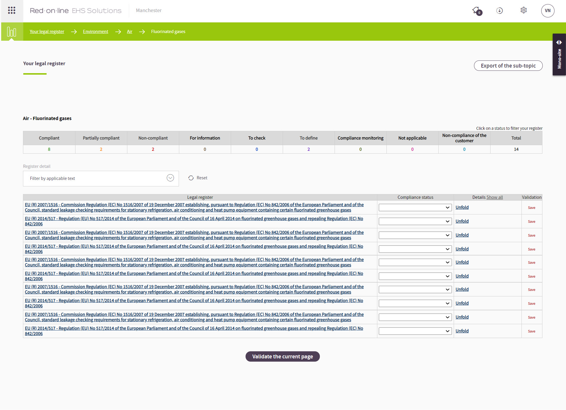 Red-on-line EHS Solutions