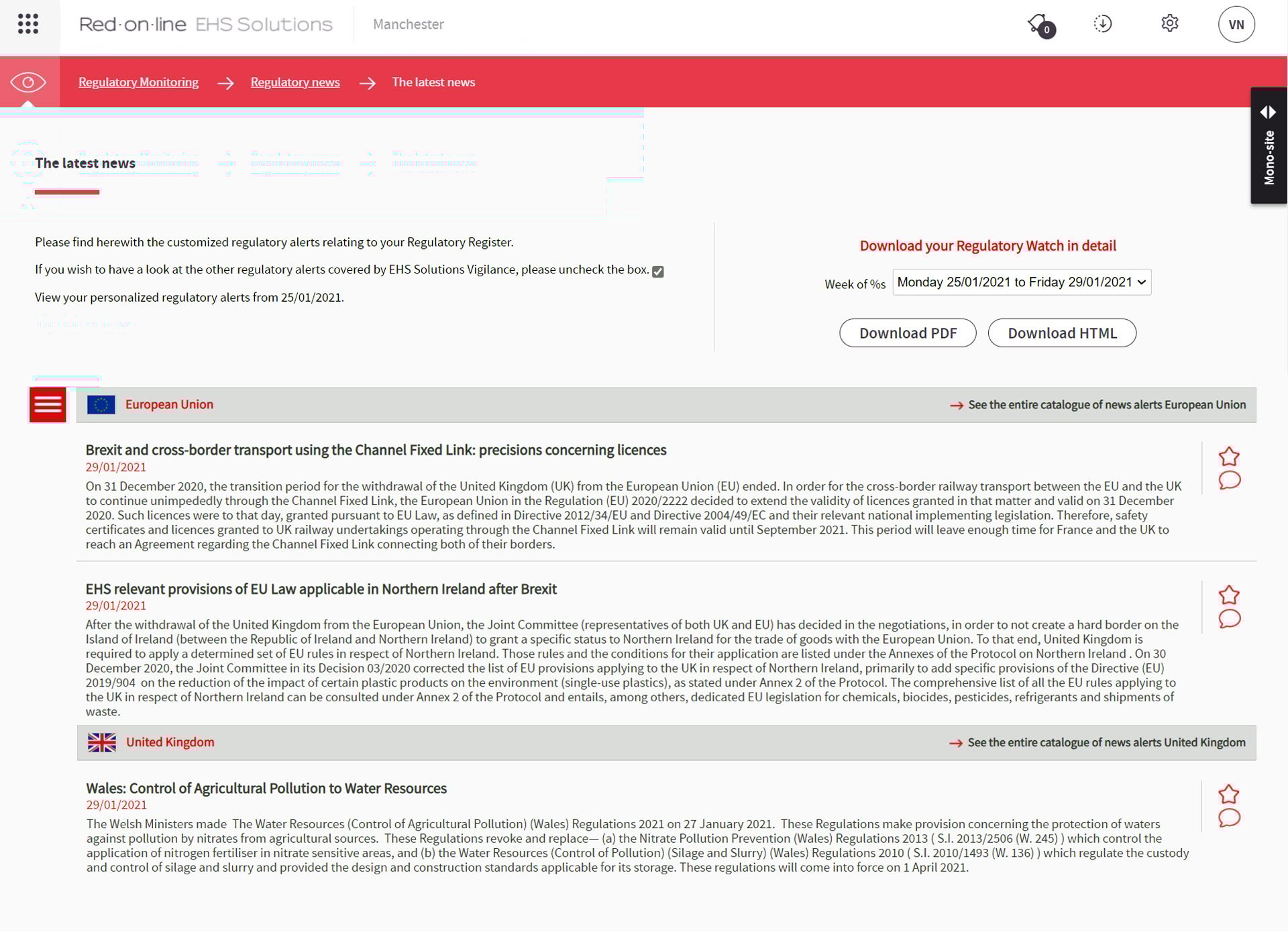 Red-on-line EHS Solutions